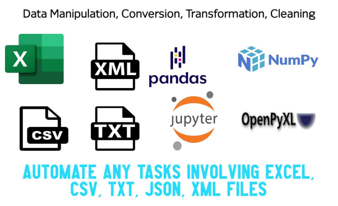 Automate Your Excel Csv Xml Json Data Tasks Using Python By Hinal P