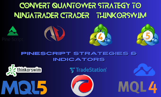 Code Metatrader4 5 To Ctrader Tradingview Quantower Thinkorswim