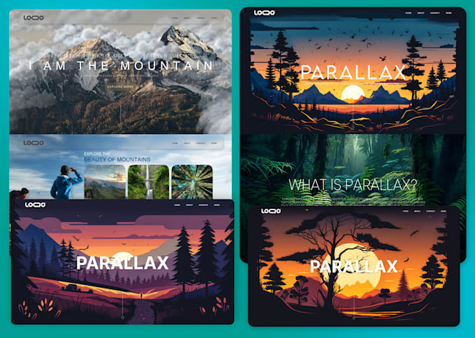 Motion Ui Ux Parallax Scrolling Luxury Modern Website Vr Ui Ux Design