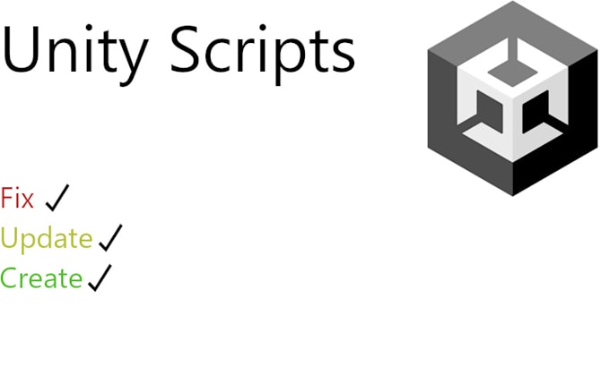 Create Update Or Fix Unity Scripts By Kylej Fiverr