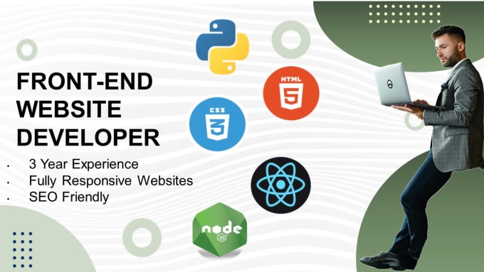 Be Your Front End Web Developer Using React Js Html Css By Mr