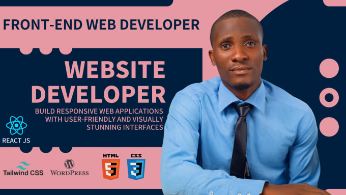 Build Websites Using Html Css Javascript React Js Next Js And Tailwind