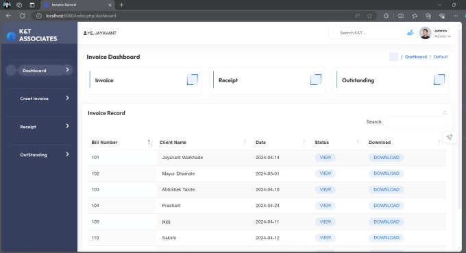 Create Web App And Website Using React Php Ci Mysql By Jayavant