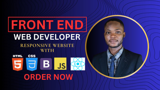 Be Your Front End Web Developer Html Css Bootstrap React Js By Ade
