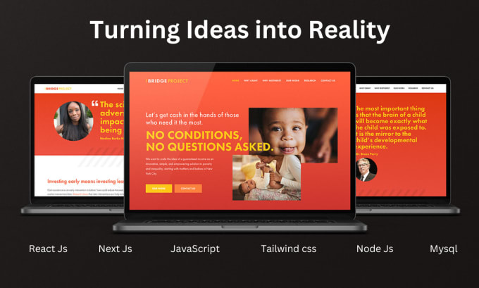 Be Your Front End Web Developer In React Js Next Js Tailwind Css Js