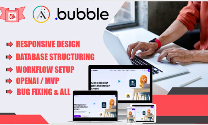 Do Bubble Mvp Bubble Website Bubble App Integration On Bubble Io By