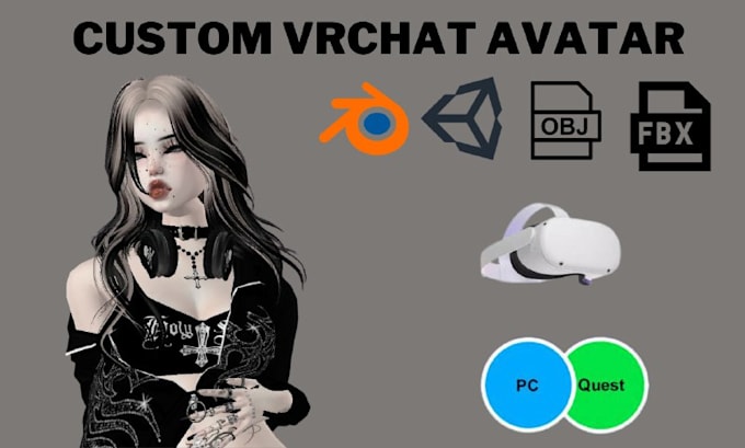 Rig And Model 3d Character For Vtuber Furry Avatar Fursona Vrchat