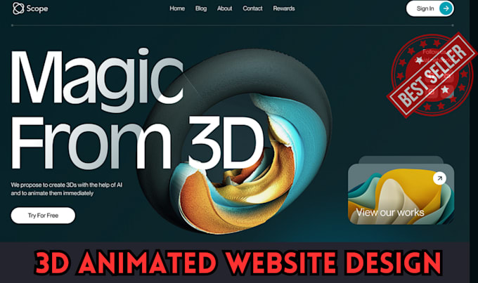 Design Interactive Threejs Webgl Gsap 3d Animated Webflow Website Pet