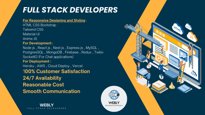 Be Your Full Stack Developer Website In Nodejs Reactjs Mongodb