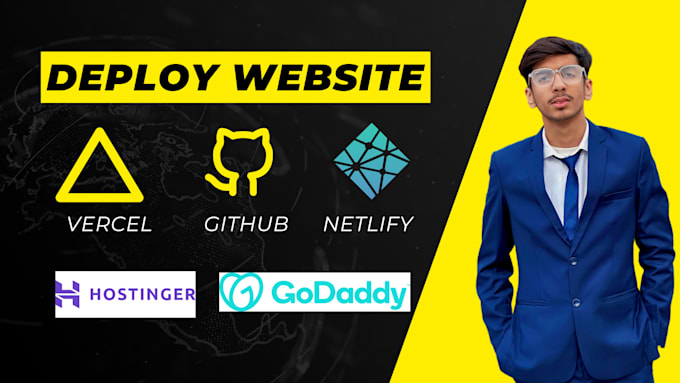 Deploy Your Website On Netlify Godaddy Hostinger Github By Hanzla