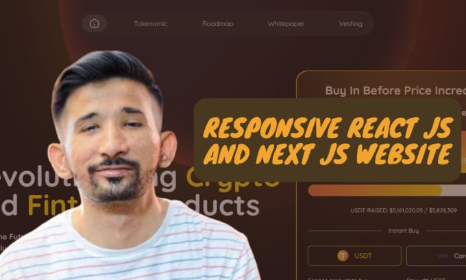 Develop A Modern Website Using React Js And Next Js As A React Js
