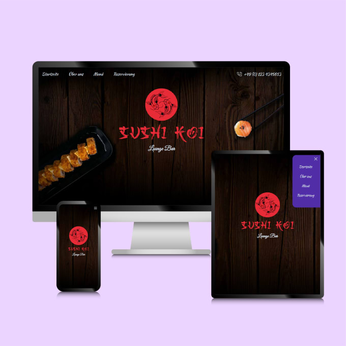 Create A Responsive Website Using Html Css Scss Javascript Php By Yulia