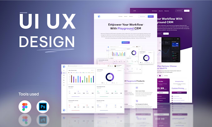 Do Saas Design Crm Admin Panel Design And Desktop Application Ui Ux