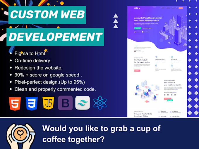 Develop Responsive Frontend Websites For You By Faizanahmad251 Fiverr