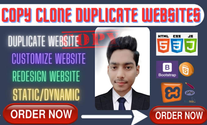 Create Copy Clone Website In Html Css Js Boostrap By Sufyanrahmani20