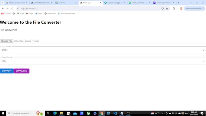 Convert Csv To Json Or Json To Csv By Safemints Fiverr