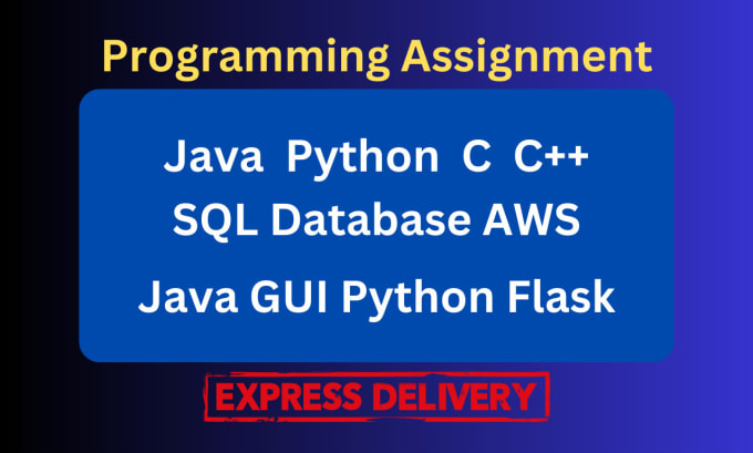 Do Java Python Cpp C Sharp Sql Database Aws Assignments By Winner Code