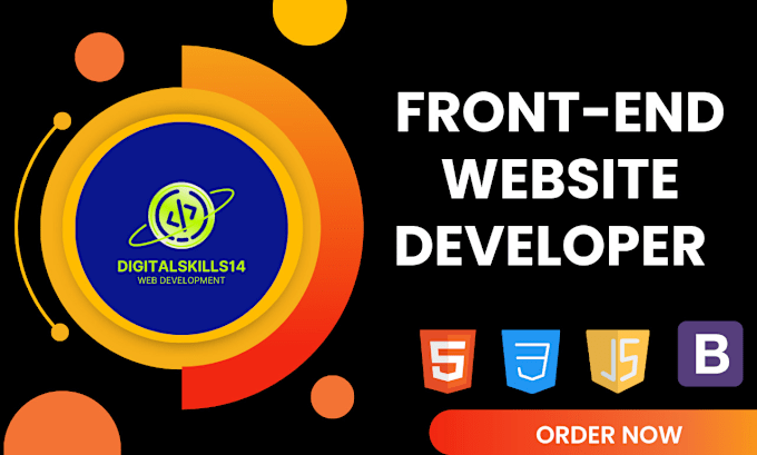 Develop Front End Website Using Html Css Javascript By