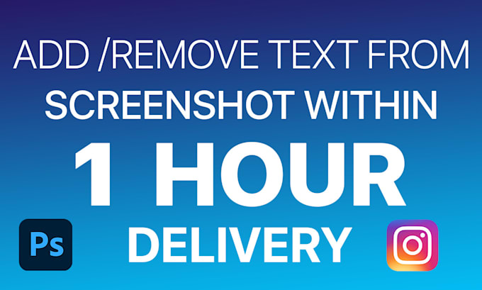 Edit Screenshots Within An Hour By Adding And Removing Text By Alpha