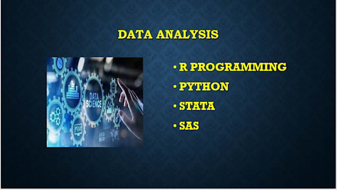Statistical Data Analysis R Coding Spss Stata Excel Python