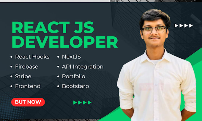 Be Your Front End Web Developer Using React Js Html Css And Bootstrap