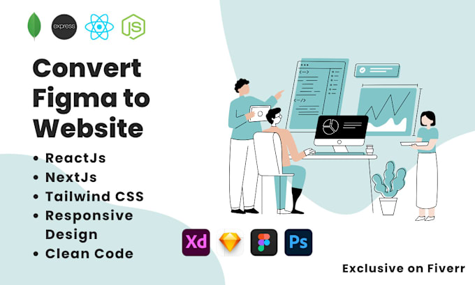 Convert Figma To Html Css Reactjs Nextjs Tailwind Website