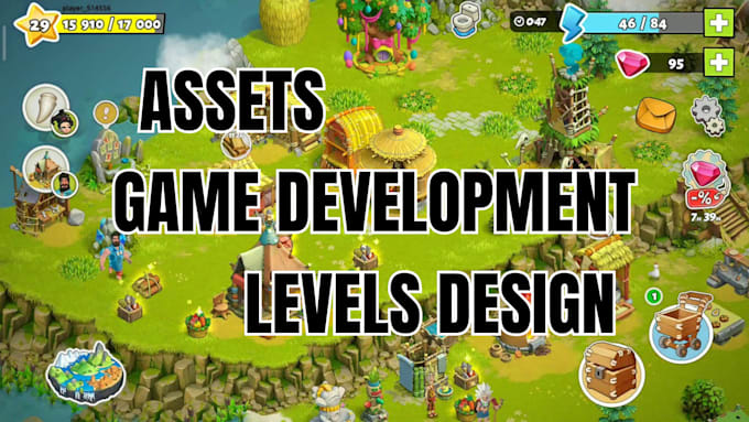 Create 2d 3d Game Assets Environment Level And Character In Unity