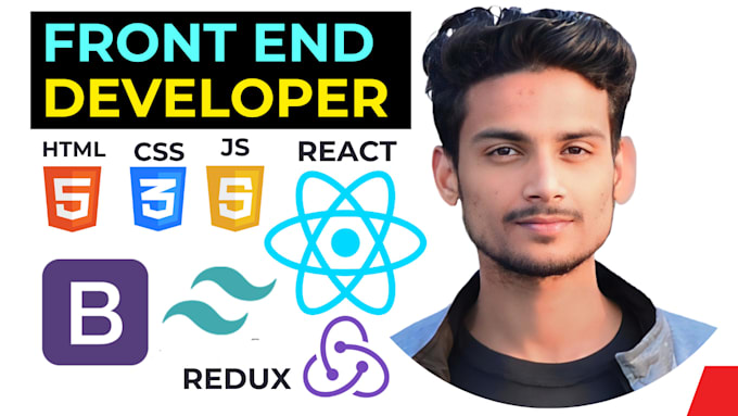 Be Your Front End Web Developer Using Html Css And React Js Website