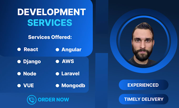 Be Fullstack Developer In React Vue Angular Laravel Node Django Aws