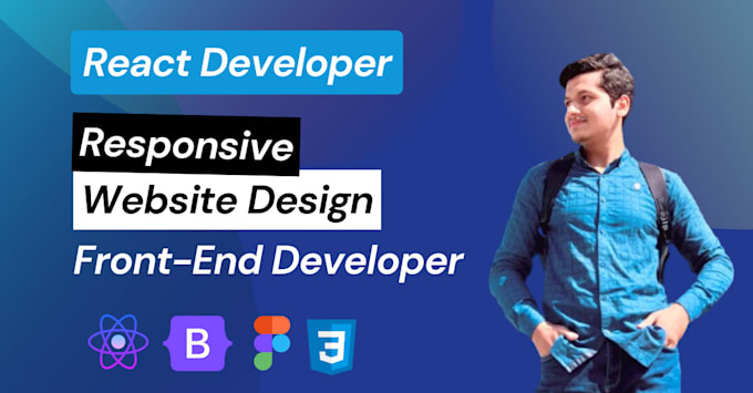Be Your React Developer Using Html Css Bootstrap And React By