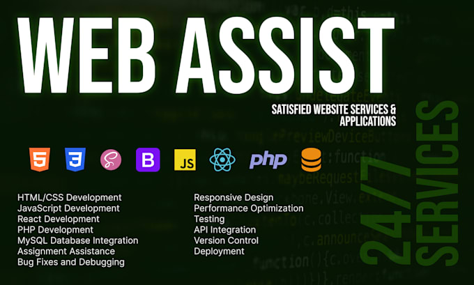 Done Web Assignments Html Css Javascript React Php Mysql Development By