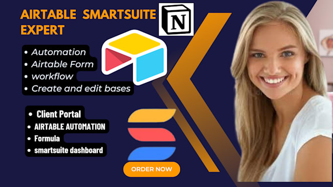 Setup Airtable Database Spreadsheet And Smartsuite Workflow By