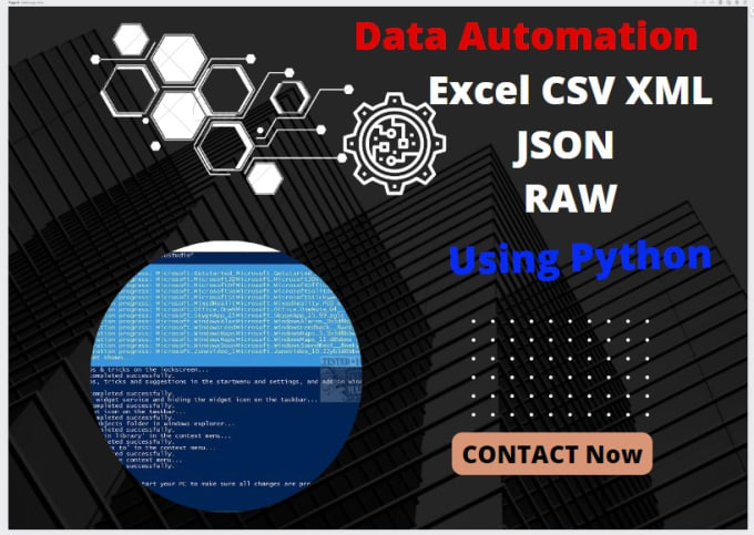 Automate Excel Csv Xml Json Data Tasks Using Python By Maryguch Fiverr