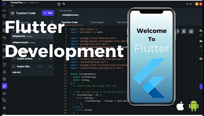 Build App Development Using Flutterflow And Firebase For Ios And