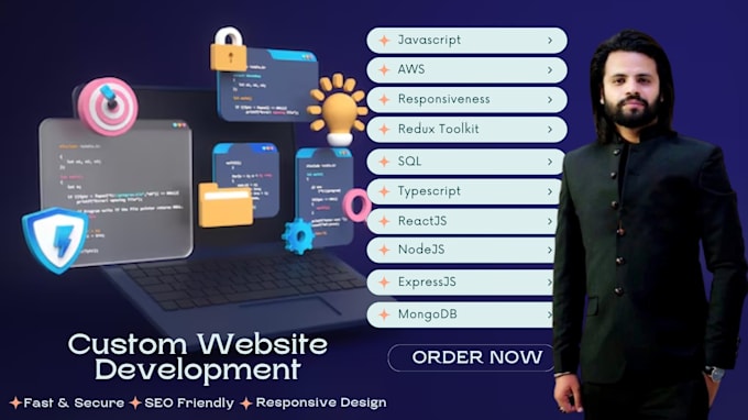 Create Build Rebuild Full Stack Custom Website Backend And Frontend
