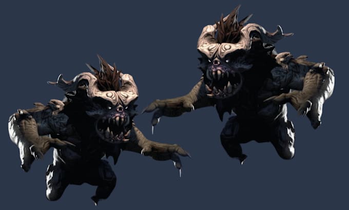 Do 3d Character Model For Game Animation Unreal Engine Unity3d Rigging