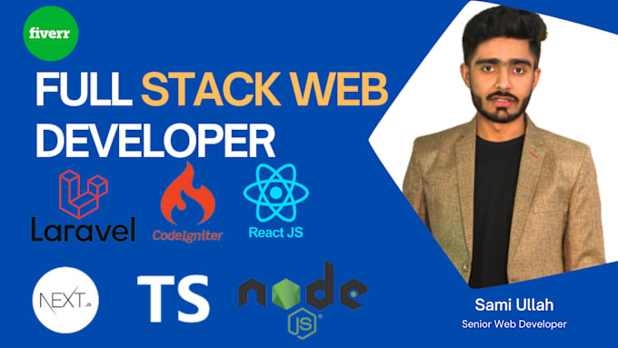 Be Your Full Stack Web Developer Php Laravel Node Js React Js Next