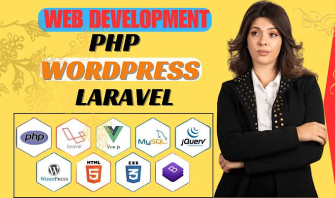 Be Your Full Stack Web Developer Using Js Php Laravel Wordpress By