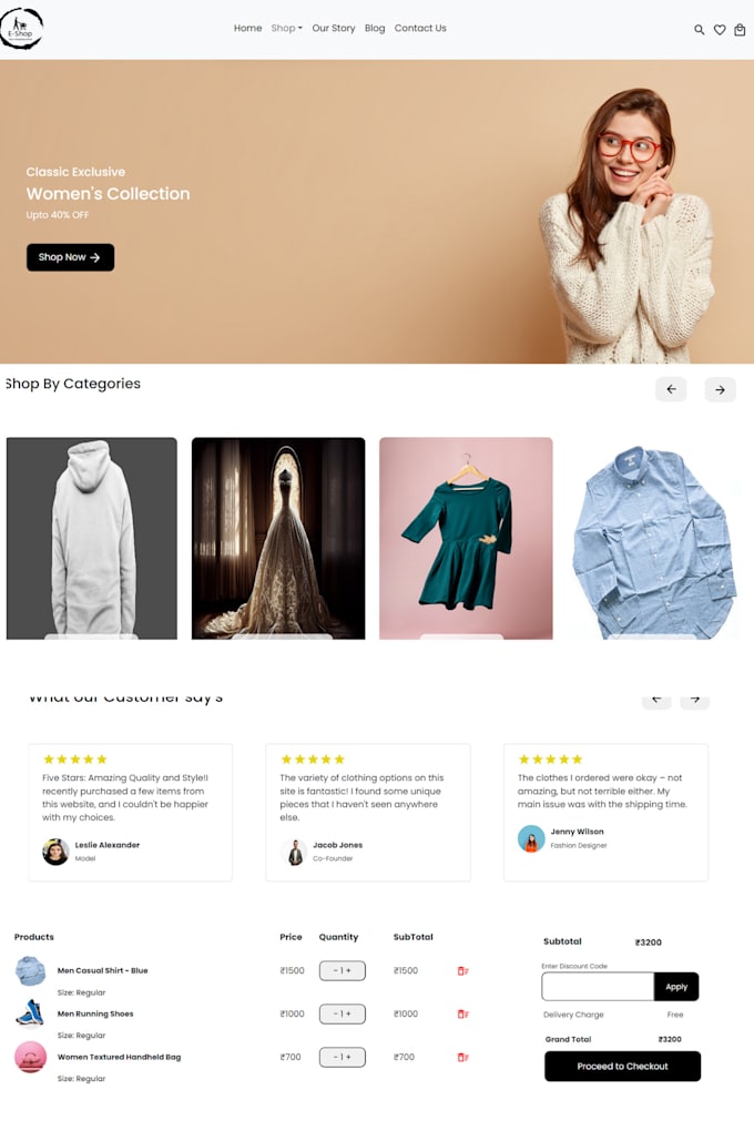 Create Stunning Ui With Html Css Javascript React Js By Badrishchoubey