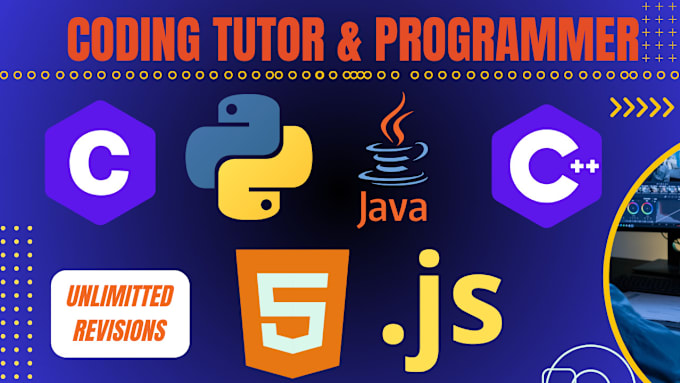 Be Your C Cpp Java Python And Javascript Tutor By Expert Ml Fiverr