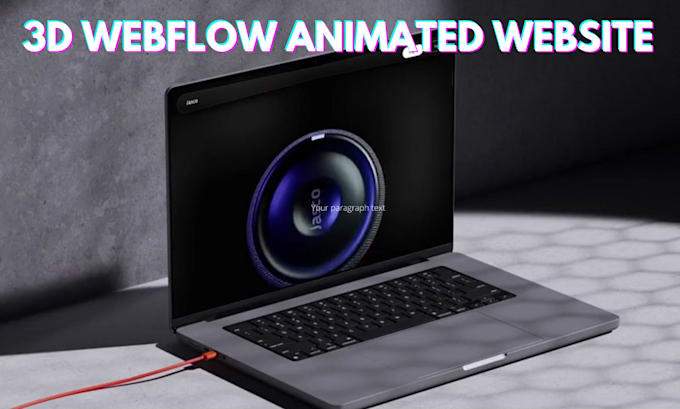 Create 3d Animated Webflow Spline Website Lottie Animation Opengl