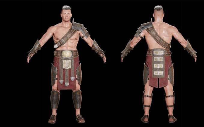 Mod 3d Game Character Pixer Art File Convert Uv Map Retexture