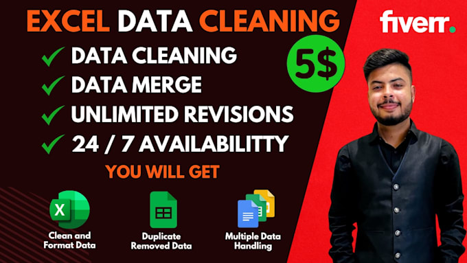 Do Excel Data Cleaning Formatting Data Merge And Organize By