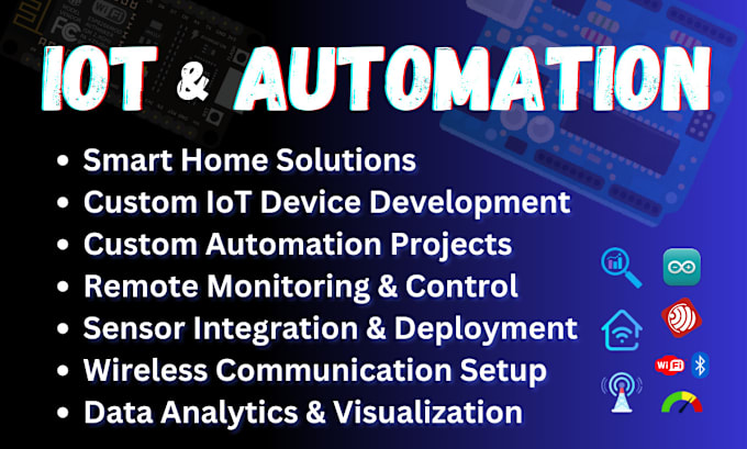 Do Arduino Esp32 Esp8266 Baesd Iot And Automation Projects By Thtech