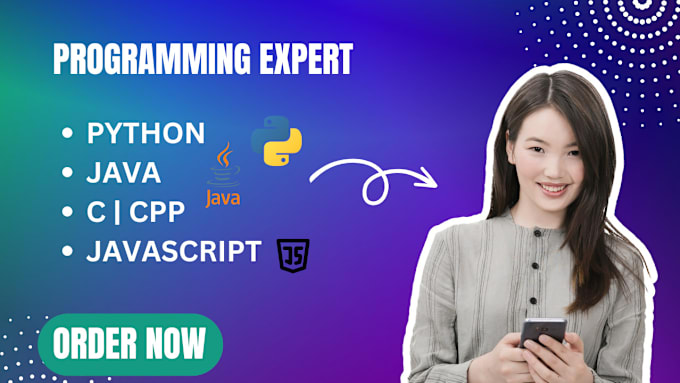Be Your Expert Python Java C Cpp And Javascript Programmer By Maheen
