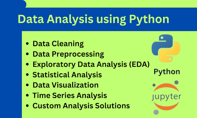 Do Data Analysis Using Python Pandas Numpy Matplotlib Jupyter By