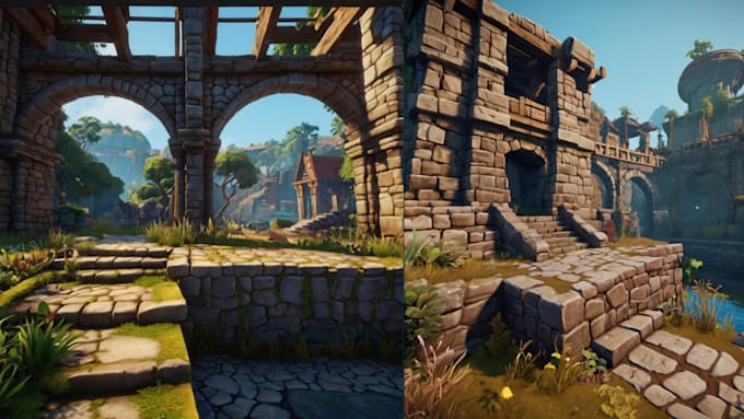 Create Game Development For Unity 3d And 2d Game Art Unreal Engine