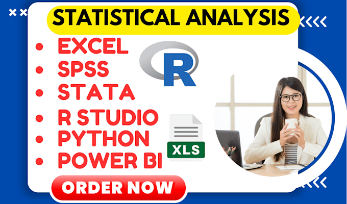 Do Statistical Data Analysis R Coding Spss Stata Excel Python