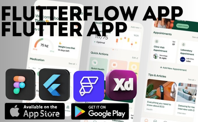 Build Flutter Flutterflow Flutterflow App Figma To Flutter App Flutter