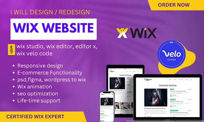 Design Redesign Wix Website Wix Velo Code With Wix Studio Wix Editor